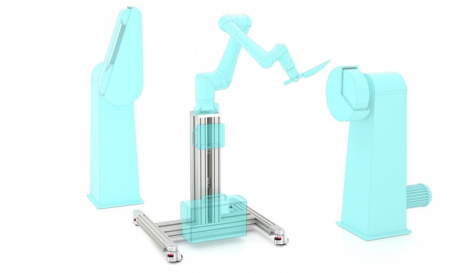 Robot column for mobile cobot use - item