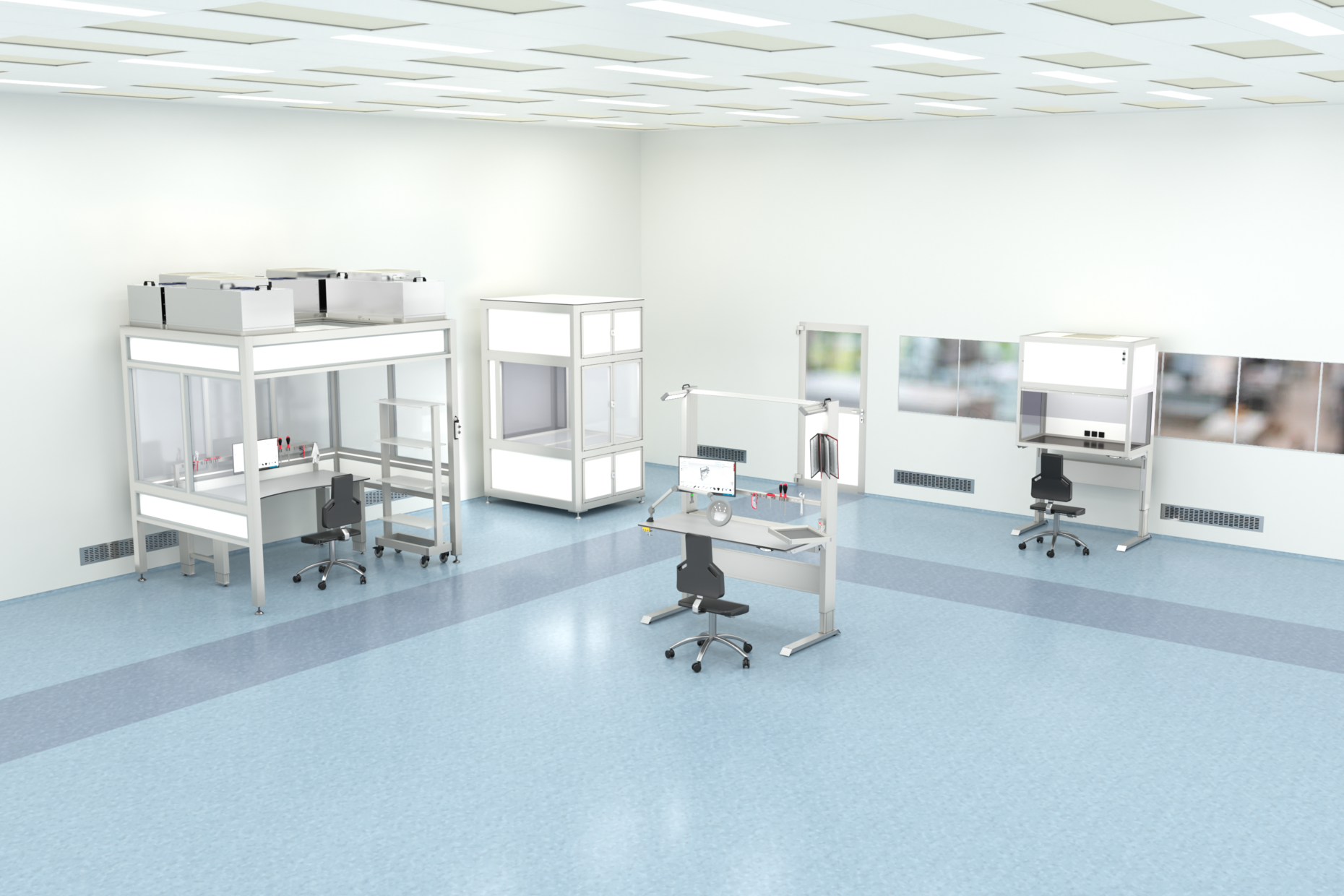 Small cleanroom solutions that are big on efficiency and cost ...