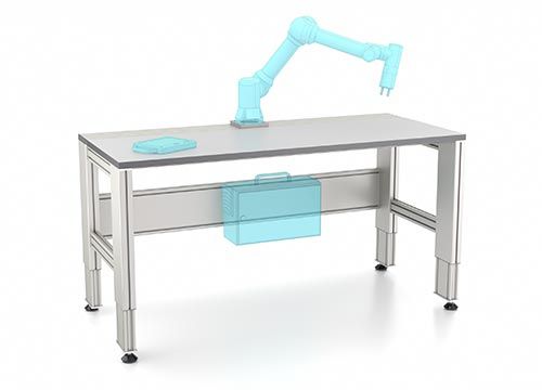 applications: machine cabins, industrial workstations, shelves ...